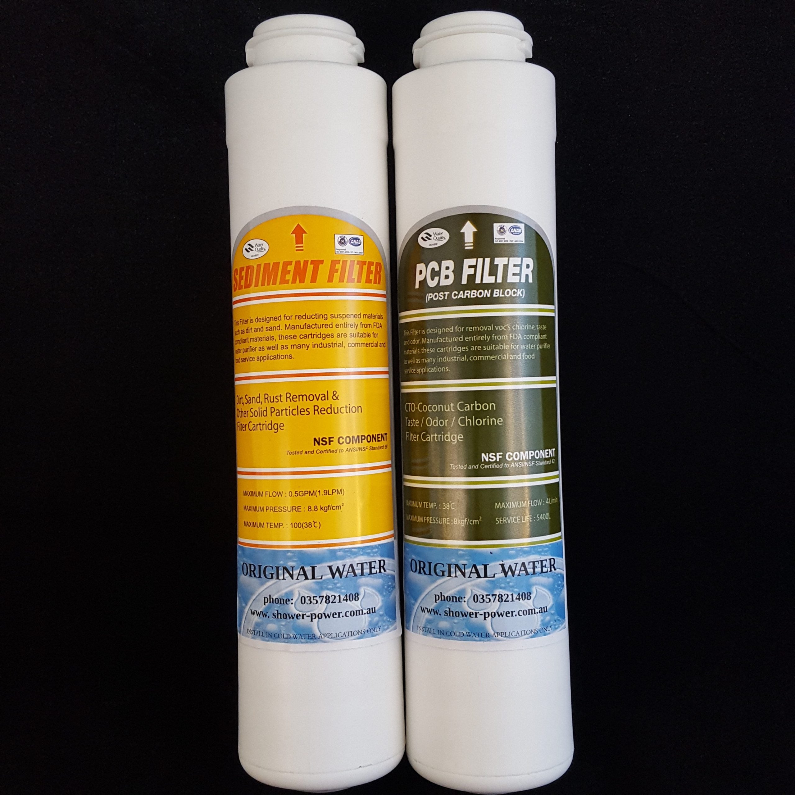 SP4 Quick Change Sediment and Carbon pack – Original Water and Shower Power